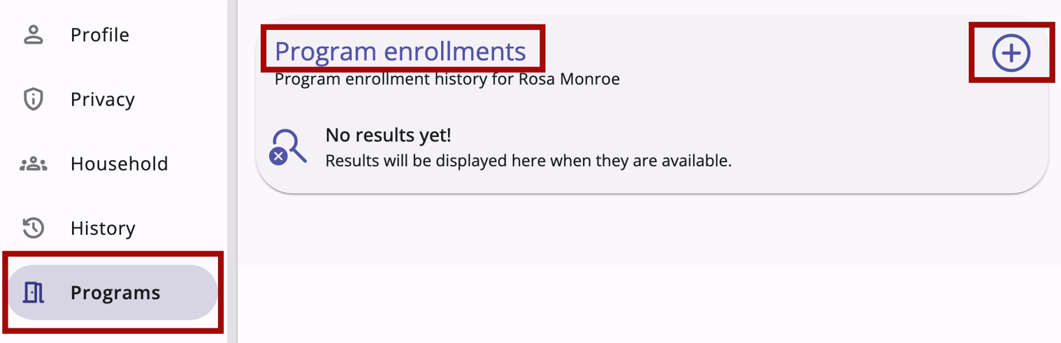 Creating and Managing Program Enrollments (New Clarity Interface)